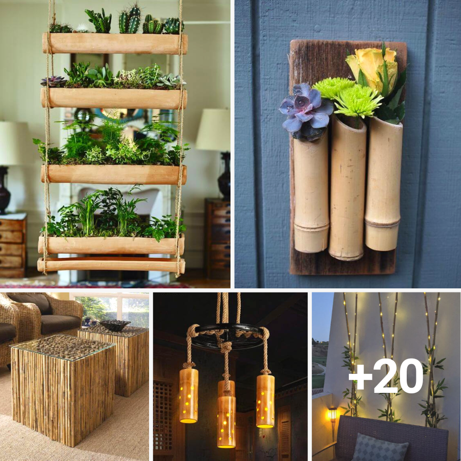 25 Creative Diy Bamboo Home Decor Ideas - Bientin