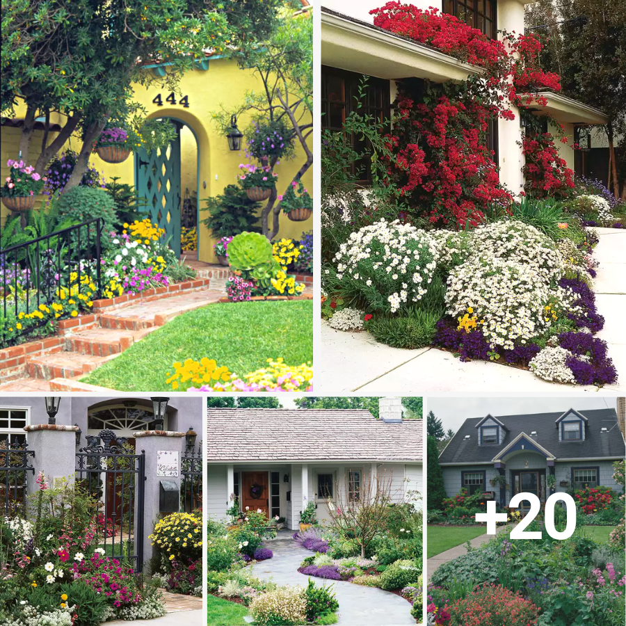16 Front Yard Flower Bed Ideas for a Welcoming Entryway - BIENTIN