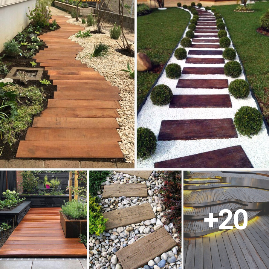 25 wooden walkway ideas to upgrade your home - BIENTIN