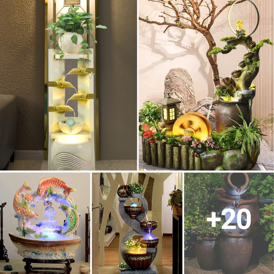 30 Creative DIY Ideas for Modern Indoor Fountains - BIENTIN