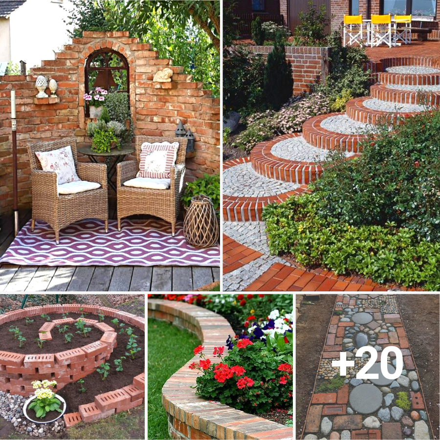30 Creative Ideas to Use Bricks For Your Garden - BIENTIN